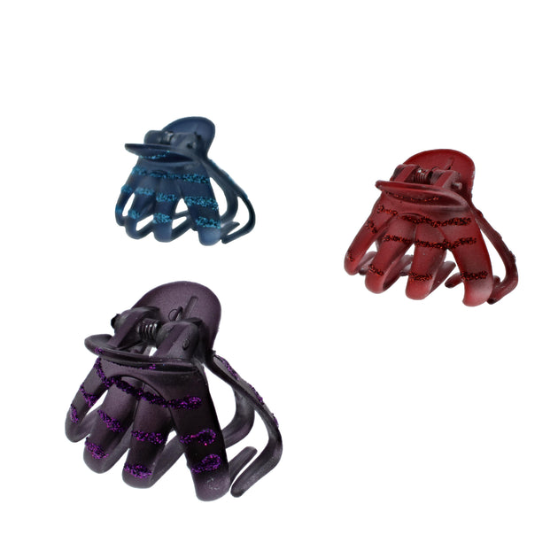 4.2cm Glitter Matt Finish Octopus Clamps – Zacharia Accessories