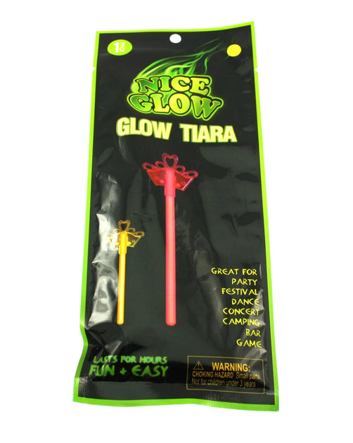 12 Pieces Assorted Glow Tiara Wands – Zacharia Accessories